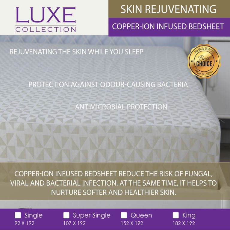 Copper Bedsheet | Skin Rejuvenating Copper Ion Bedsheet